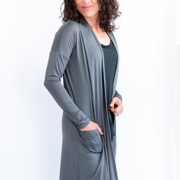 Women's Full Length Duster Cardigan – éclipse Glove